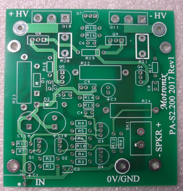 2 PCB PA-S2.200 - Power Amplifier DIY PCB Board Class AB With TO-3P or ...