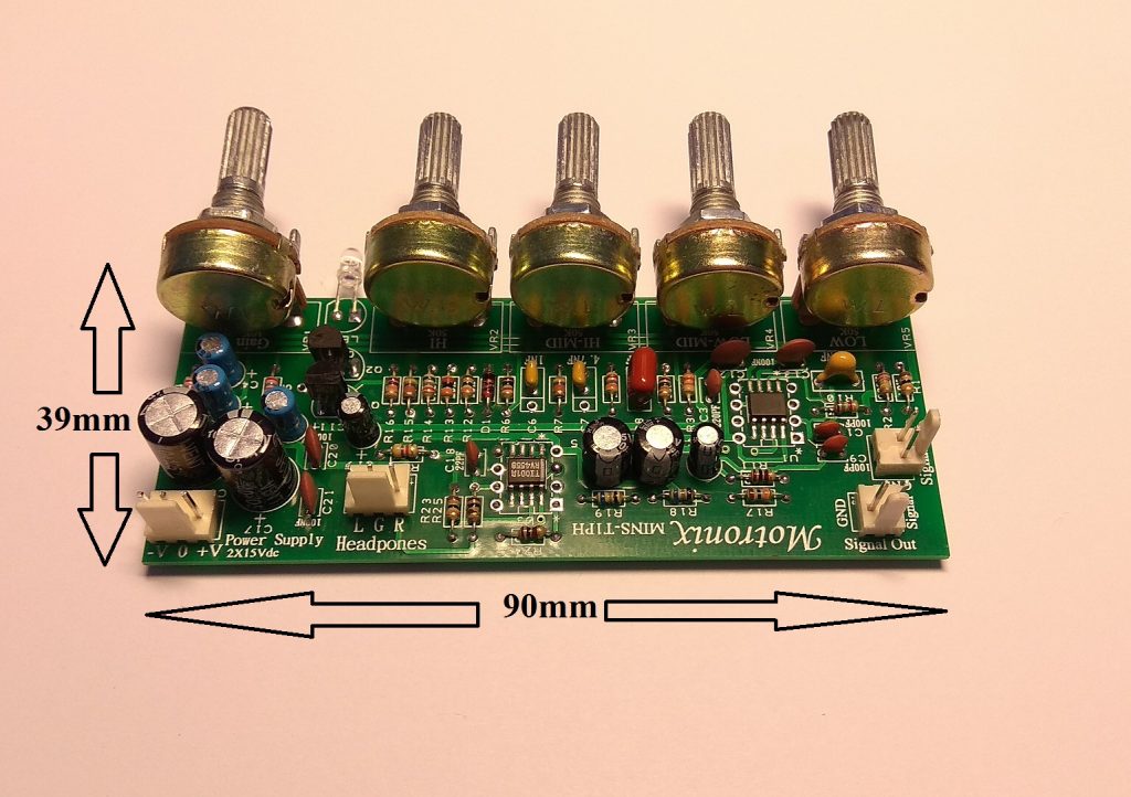 Guitar/Instrument Pre-amplifier With 4 band Tone Control With/Without ...