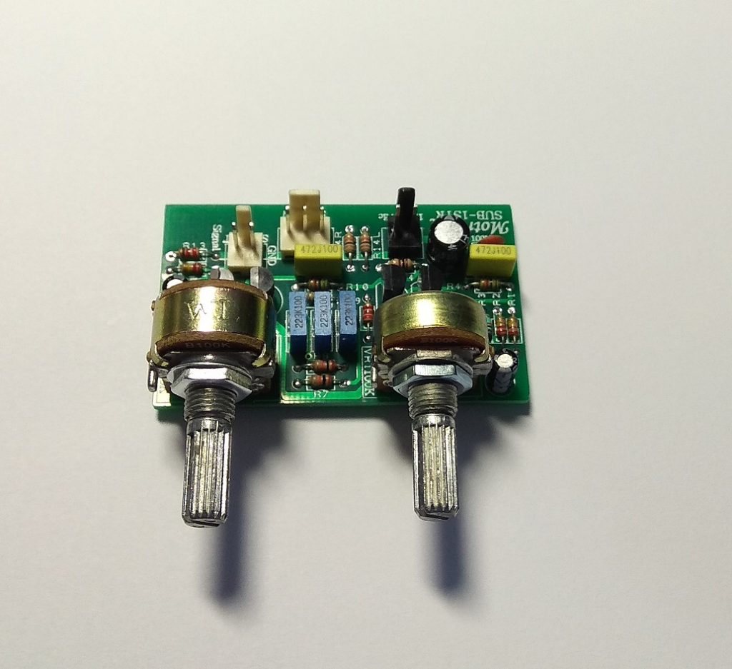 SUB-1STR Single DC 12-24V Active Low Pass Filter Crossover Subwoofer ...