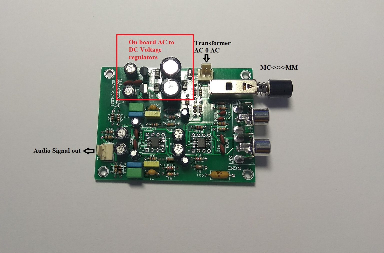 RIAA-MC-MM1 Professional HIGH QUALITY MM/MC PHONO PRE AMPLIFIER STAGE ...