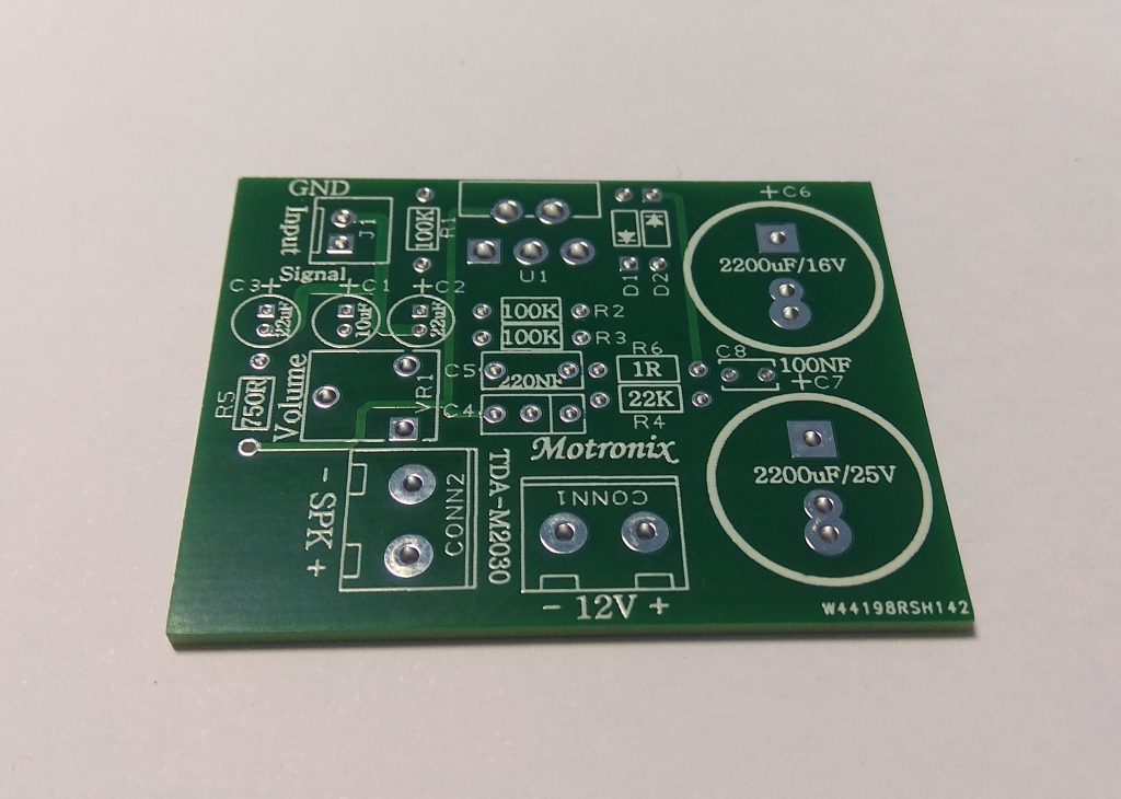 TDA2030A Power Amplifier KIT Miniature amplifier for general uses. 12 ...