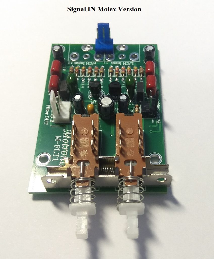 M-FLT1 Rumble & Scratch 12db/Octave filter For audio use - Motronix
